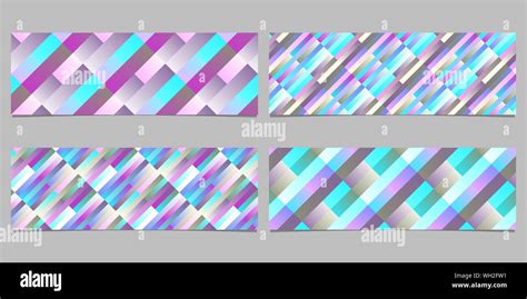 Gradient Geometrical Diagonal Stripe Pattern Banner Background Collection Abstract Vector