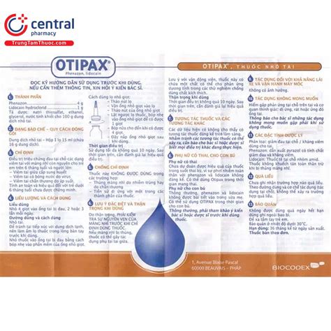 [CHÍNH HÃNG] Thuốc nhỏ tai Otipax: hướng dẫn sử dụng, giá bán