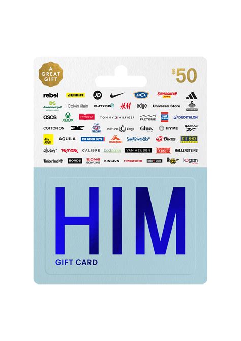 The Him Card T Voucher For Him Hallmark Australia