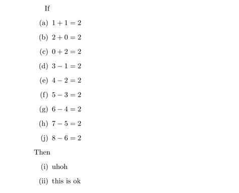 enumerate automatically prevent enumeration from printing i tex