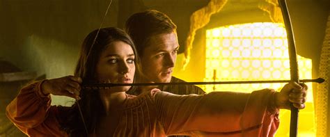 3840x1600 Resolution Taron Egerton And Eve Hewson In Robin Hood 2018