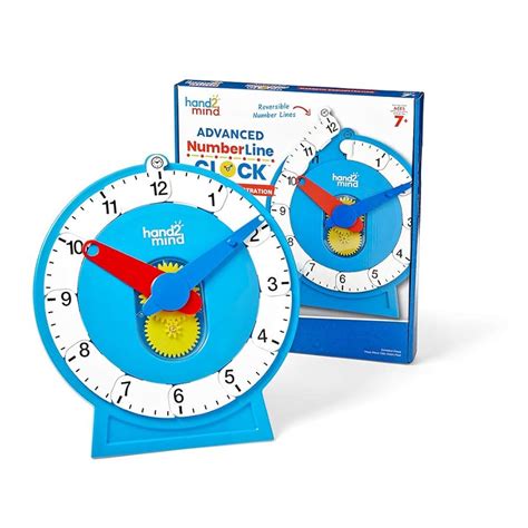 Clock Manipulative Wooden Educational Manipulative Board Calendar
