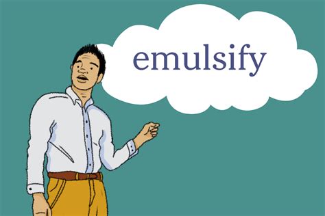 Word Of The Day Emulsify The New York Times