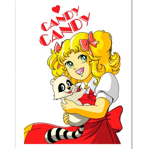 Candy Candy Vectores De Anime Para Estampar Camisetas Personalizadas
