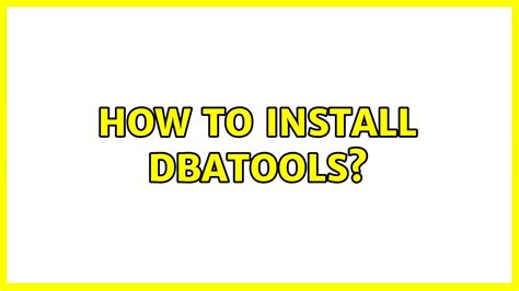 How To Install Dbatools Youtube