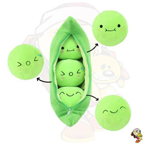 Arveja Guisante De Peluche Alimento Comida 40 Cm Olis Place Peluches