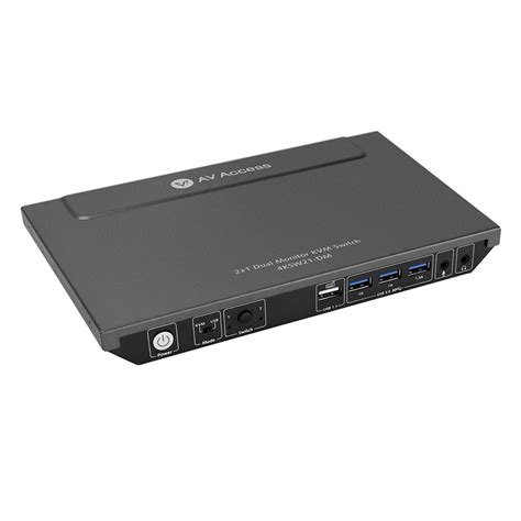 AV Access Launches Its New K Dual Monitor HDMI KVM Switch To Increase Productivity In Home