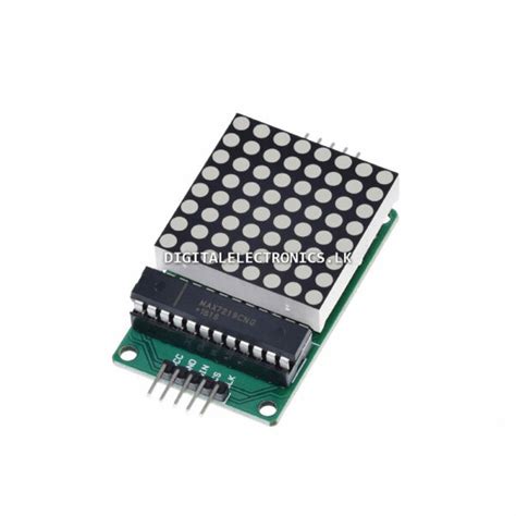 MAX Red LED Dot Matrix Display Module Digitalelectronics Lk