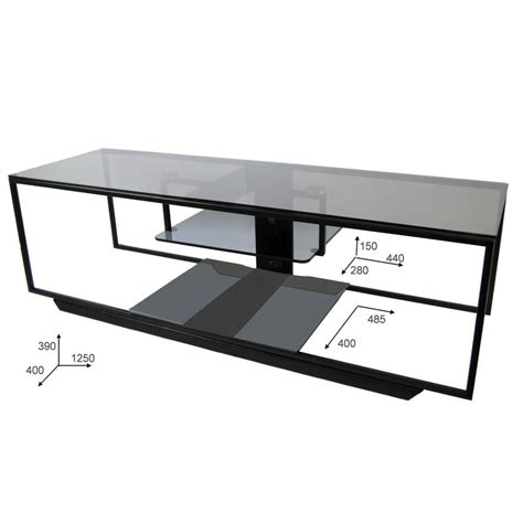 Тумба під тв Commus преміум 1250 Gray485 Bl 1250x400x390 — ціна 5663 грн у каталозі Тумби