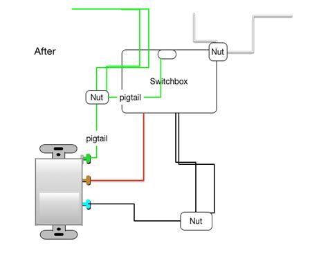 Electrical Replace Light Switch With Weird Wiring And No Ground Home Improvement Stack Exchange