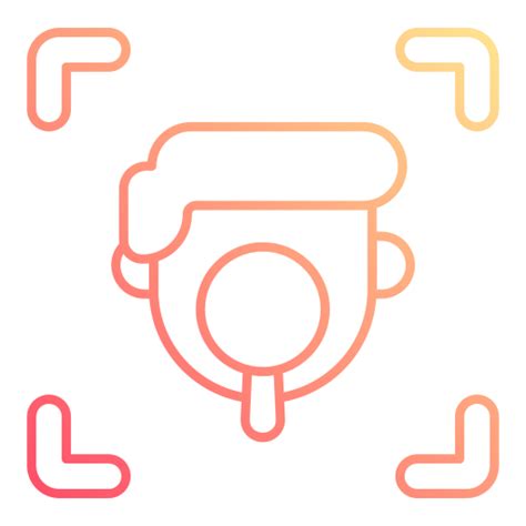 Authentication Generic Gradient Outline Icon Freepik