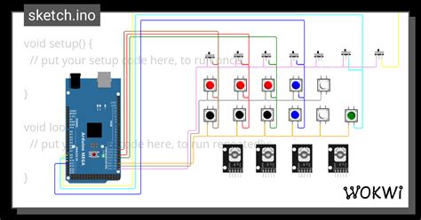 button box jubileu wokwi esp32 stm32 arduino simulator