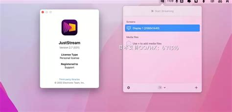 Mac Juststream Pro For Mac镜像投屏软件 V27激活版 视频diy