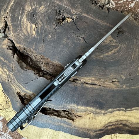 Microtech MSI RAM LOK Fluted Black G Handle Apocalyptic Serrated APFLGTBK American