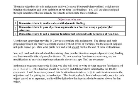 solved the main objectives for this assignment involve
