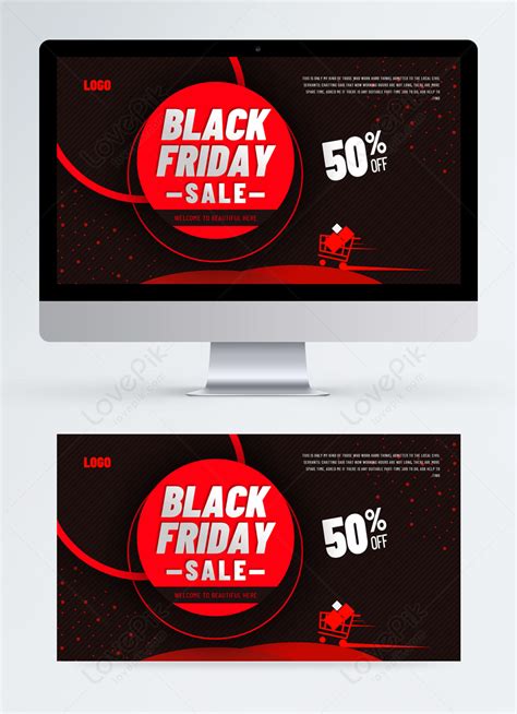 현대 레드 블랙 블랙 프라이데이 판매 배너 디자인 이미지 사진 465590406 무료 다운로드