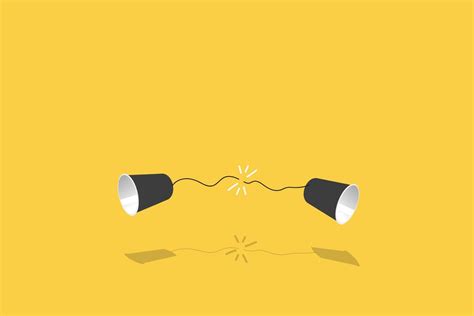 Two Black Paper Cup Bad Communication Misunderstanding Create