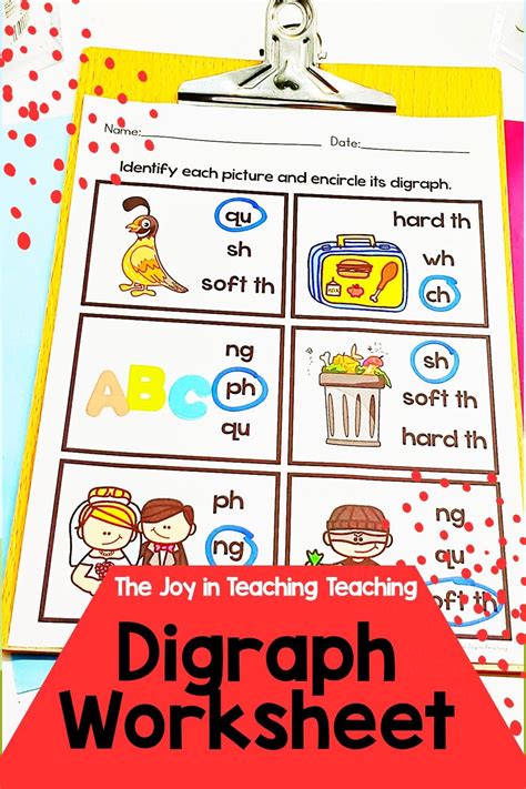 digraph worksheet digraphs worksheets teaching digraphs digraph