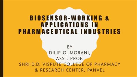 Biosensor Pptx Chemistry Science