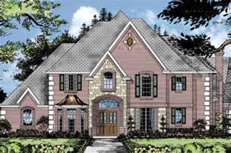 European Style House Plan 4 Beds 4 Baths 4258 Sqft Plan 62 125