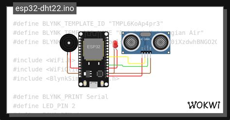 Esp32 Dht22 Blynk Wokwi Esp32 Stm32 Arduino Simulator