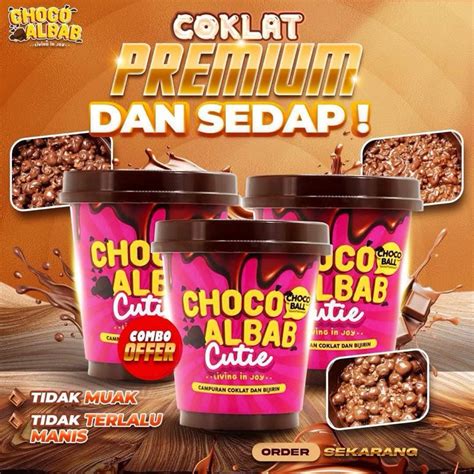 Cutie Tub Mini Choco Crunch Choco Albab Choco Jar Shopee Singapore