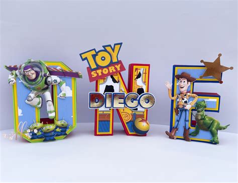 Toy Story 3d Letters 3d Letters Party Decor Woody 3d Letters Buzz 3d