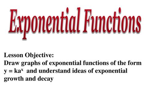 PPT Exponential Functions PowerPoint Presentation Free Download ID 3206838