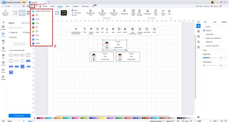 edrawmax guide create an org chart from scratch