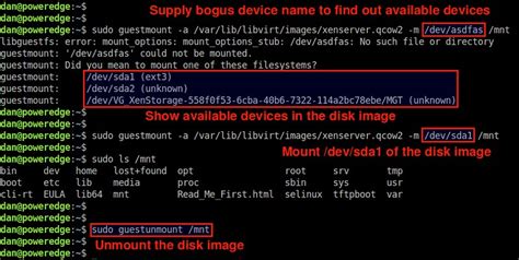 Rbf Tech How To Mount Qcow Disk Image On Linux Qemu Kvm Images