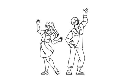 Couple Dancing Vector Graphic By Sevvectors · Creative Fabrica
