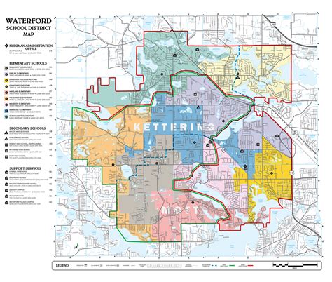 Waterford Township School District Map International Mapping