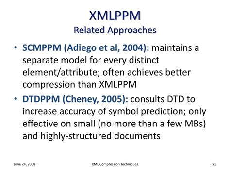 Ppt Xml Compression Techniques Powerpoint Presentation Free Download