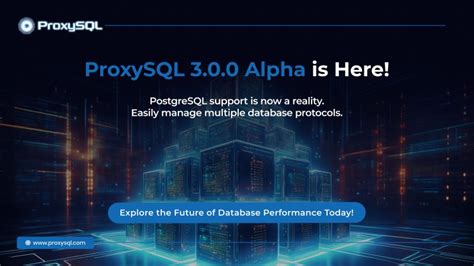 Jesmar Cannao On Linkedin Database Postgresql Mysql Proxysql