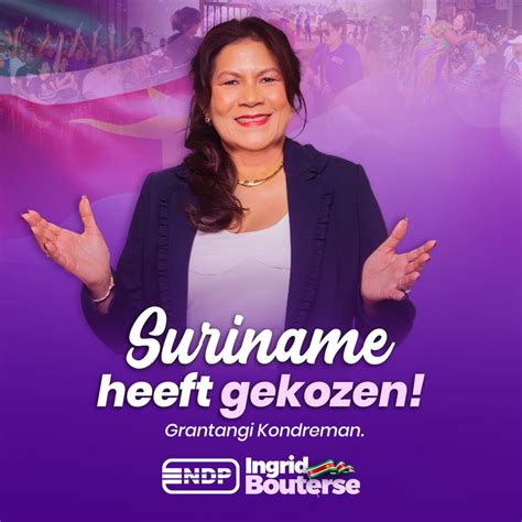 Ingrid Bouterse Behaalt 5 764 Stemmen Bij De Verkiezingen Dagblad Suriname