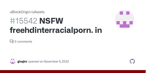 Nsfw Freehdinterracialporn In · Issue 15542 · Ublockoriginuassets