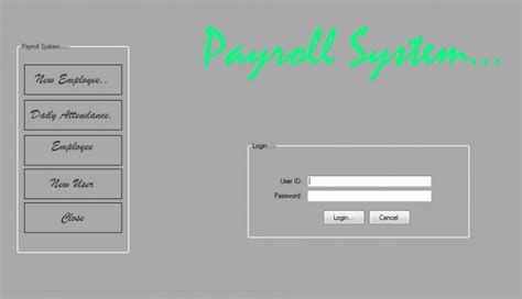Payroll System In With Ms Access Sourcecodester