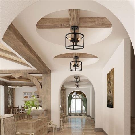 Farmhouse Ceiling Light For Corridor Modern Mediterranean Homes