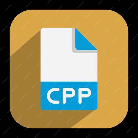 Premium Vector Cpp Document Flat Icons Format Extension File Type