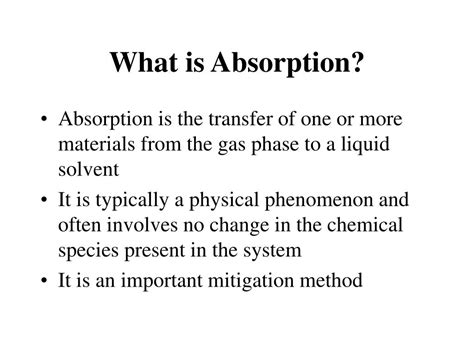 Ppt Absorption Powerpoint Presentation Free Download Id1011223