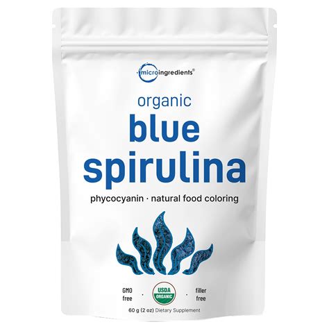 Organic Spirulina Powder Blue Phycocyanin Spirulina Protein Powder