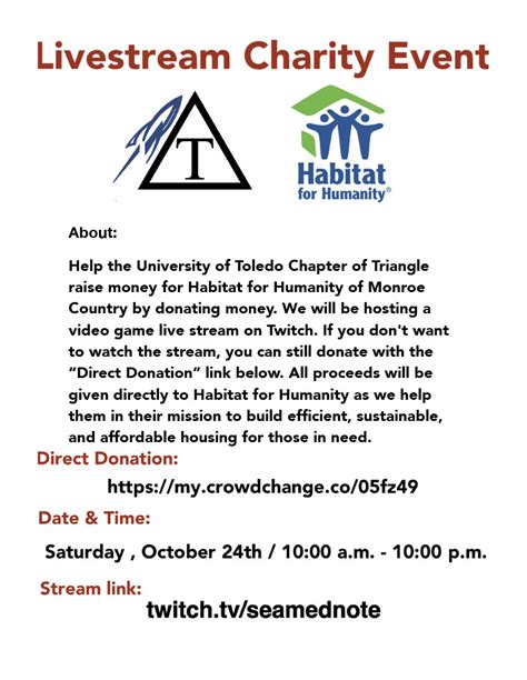 Triangle Frat A Decade Of Support Habitat For Humanity Of Monroe County