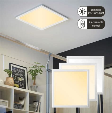 Multi Cct Dimmable Led Panel Light By Remote X W Flicker Free Pack Of Led