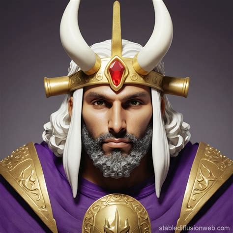 Asgore Portrait Stable Diffusion Online