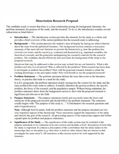 Free 10 Dissertation Problem Statement Samples In Pdf Doc