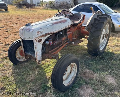 1942 Ford 9n Tractor In Laverne Ok Item Ep0938 Sold Purple Wave