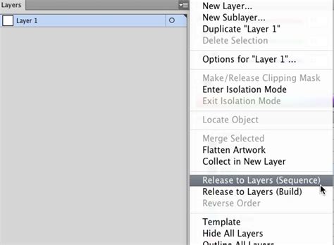 vector how can i quickly turn all objects of a layer to independent