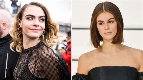 Kaia Gerber And Cara Delevingne Show Off Matching “solemate” Tattoos