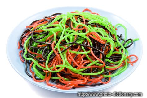 Candy Laces Photopicture Definition At Photo Dictionary Candy Laces Word And Phrase Defined