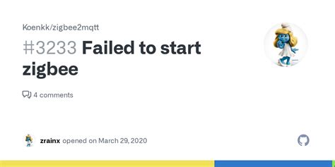 Failed To Start Zigbee · Issue 3233 · Koenkkzigbee2mqtt · Github
